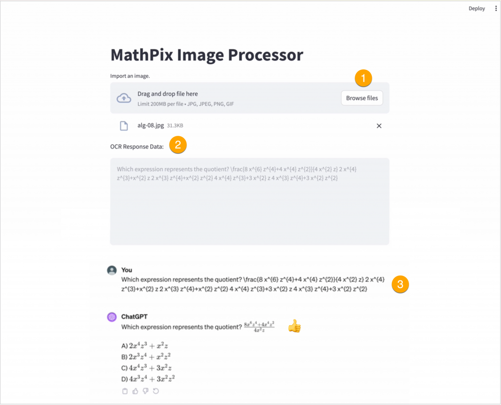 Image Capture for AI Math App - Annielytics.com